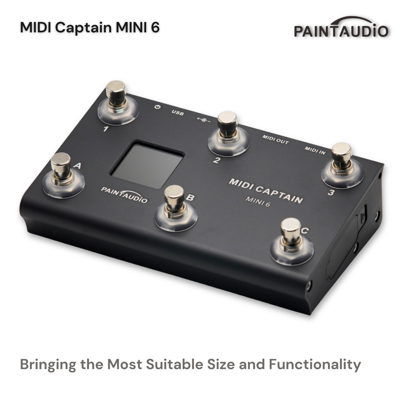 MIDI Captain MINI 6 Controller with HID Multi-state Cycling – PaintAudio