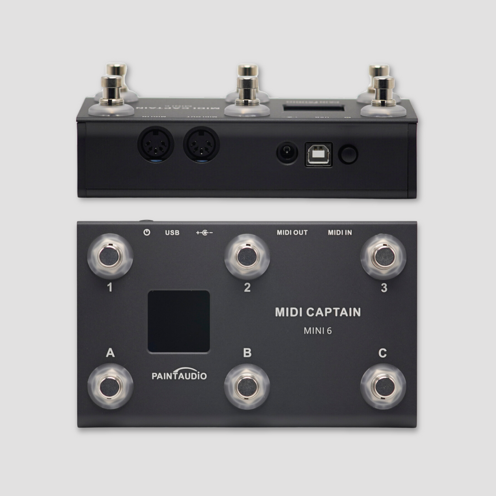 MIDI Captain MINI 6 Controller with HID Multi-state Cycling – PaintAudio